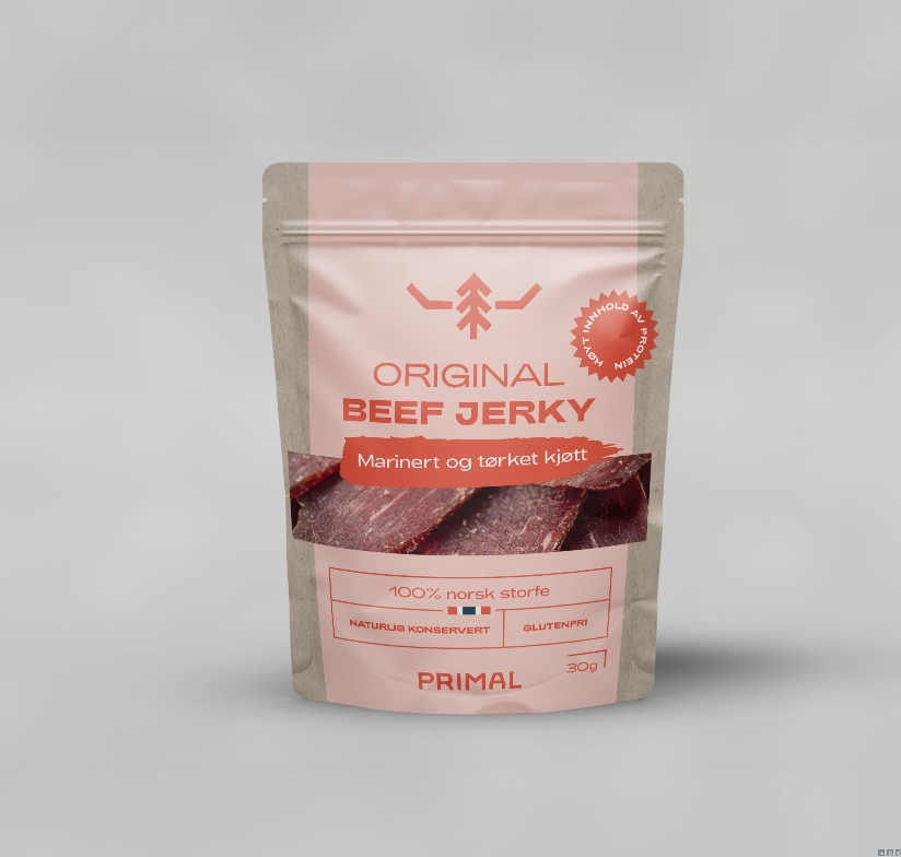 Single pack Primal Beef Jerky Original | PRIMAL AS